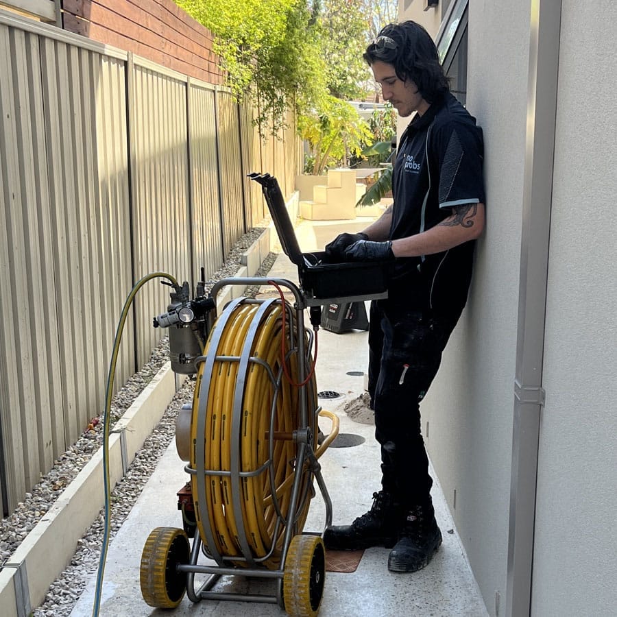 Robotic Drain Cutting Perth | No Probs Plumbing